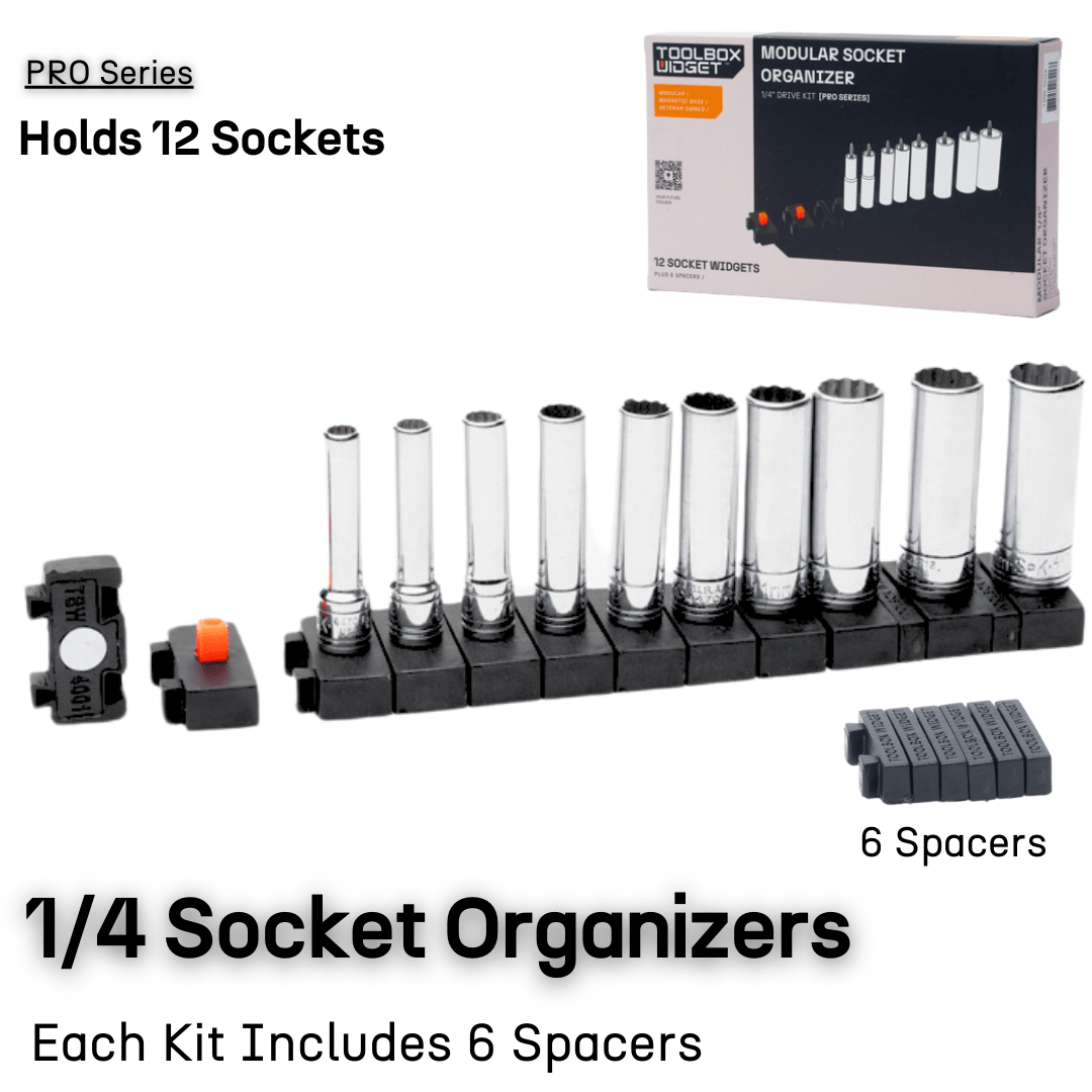 Best Modular 1/4 Socket Organizers by Toolbox Widget – Toolbox Widget USA