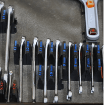 Modular SAE Size Labels For Vertical Wrench | ToolBox Widget – Toolbox ...